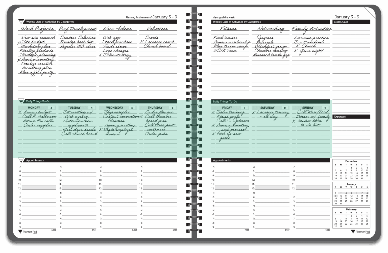 Home Page - Planner Pads